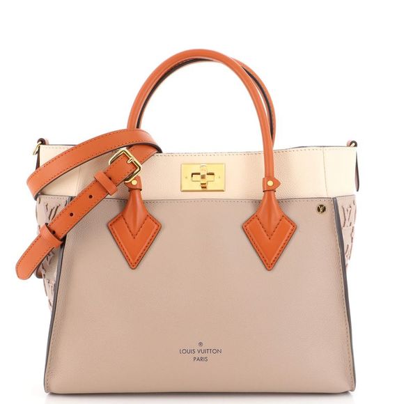 Louis Vuitton | Bags | Louis Vuitton On My Side Tote Monogram Tuffetage ...